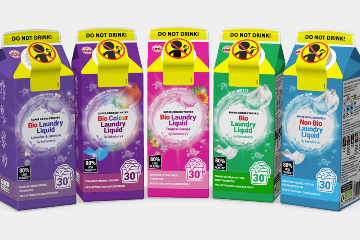 Sainsbury’s Switches Laundry Detergent From Plastic To Cardboard ...